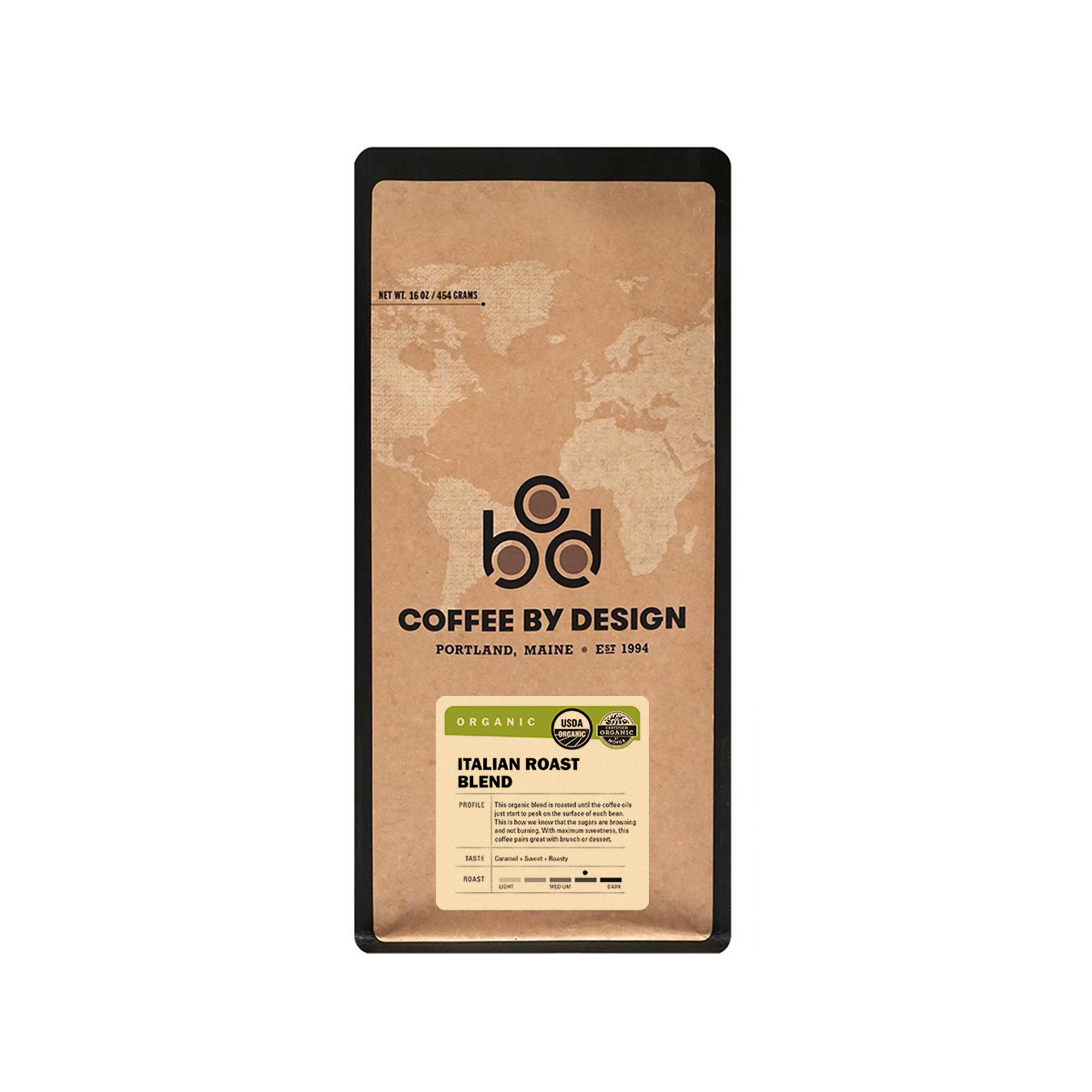 Organic Italian Roast – Coffee By Design